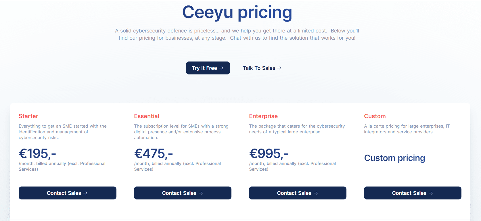 Ceeyu pricing